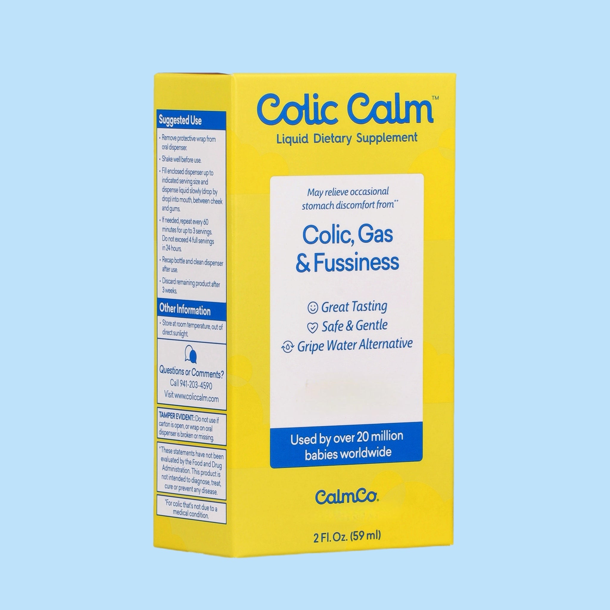 Colic Calm - Gripe Water Colic, Gas, Bloating, Upset Stomach and Hiccu — ColicCalm NZ