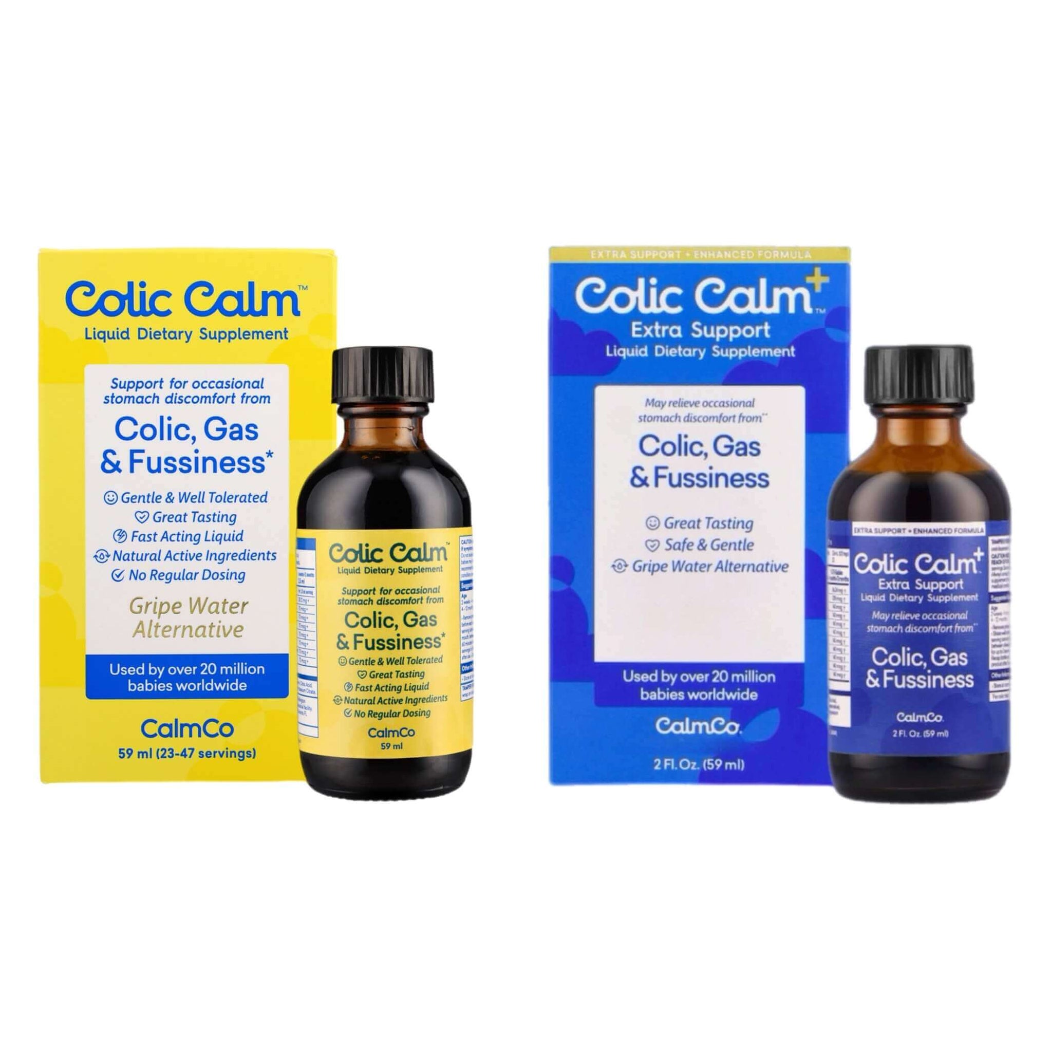 Colic Calm Plus Bundle - Natural Day & Night Support for Babies